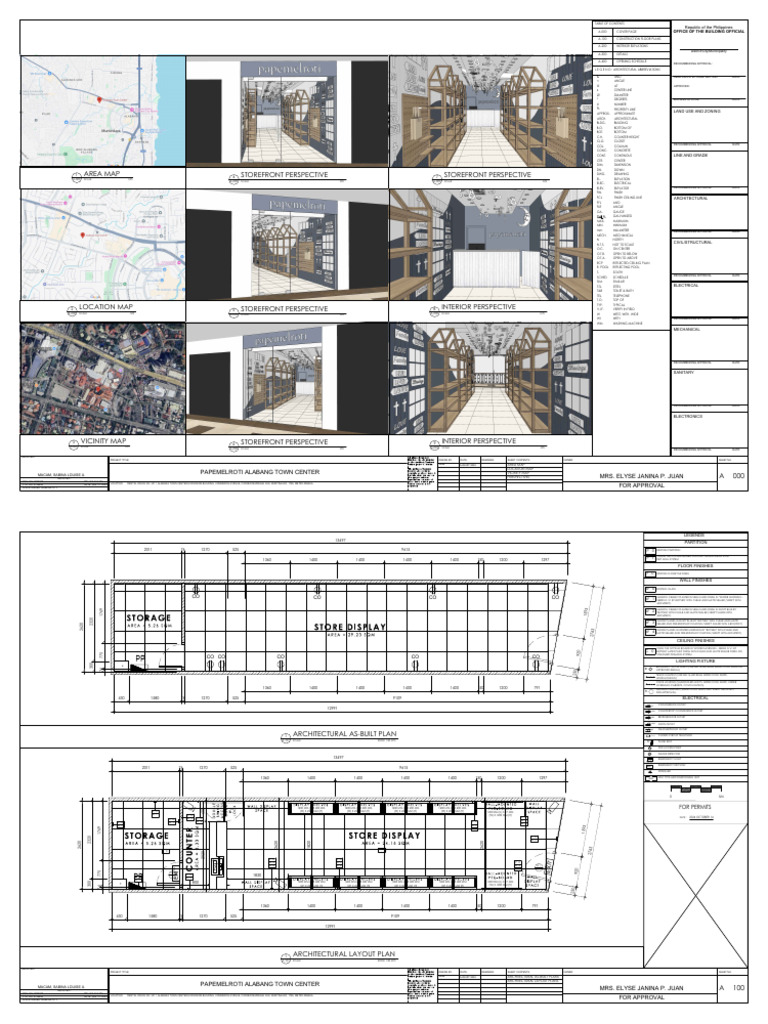 Architectural As-Built Plans for Approval | PDF