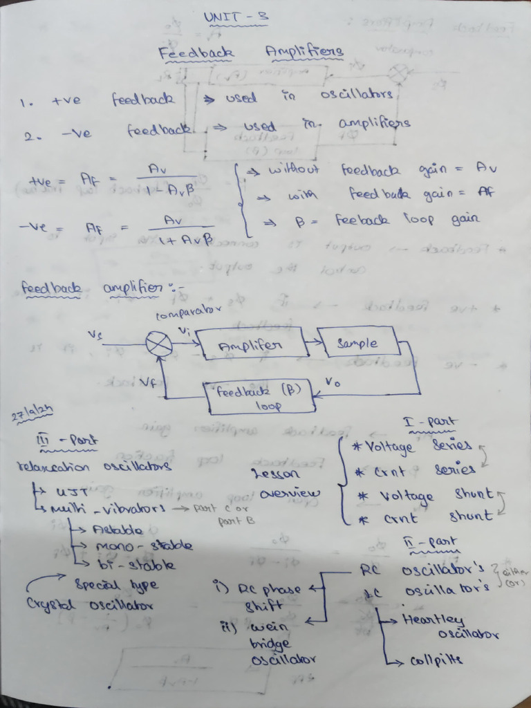 unit-3 EIE class notes | PDF