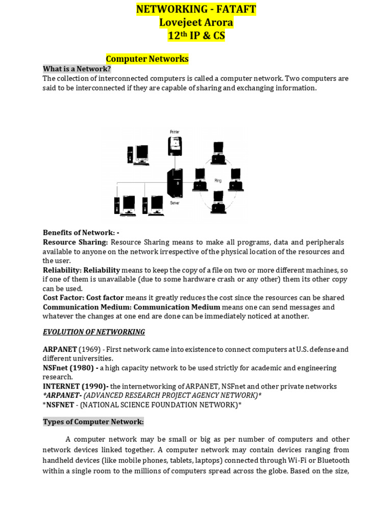 Understanding Computer Networking Basics | PDF | World Wide Web ...