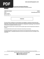 IGCSE Physics Mark Scheme May/June 2024 | PDF | Electromagnetism ...