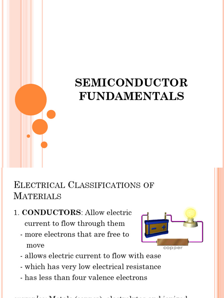 Semiconductor Fundamentals Explained | PDF | Semiconductors | Doping ...