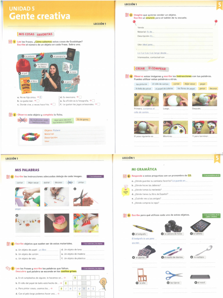 Unidad 5 (Cuaderno de Ejercicios) - Reporteros Internacionales 2 | PDF