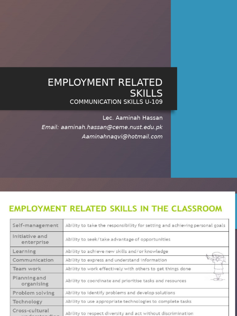 Essential Employment Skills Guide | PDF