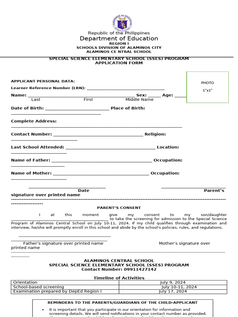 application form (1) | PDF