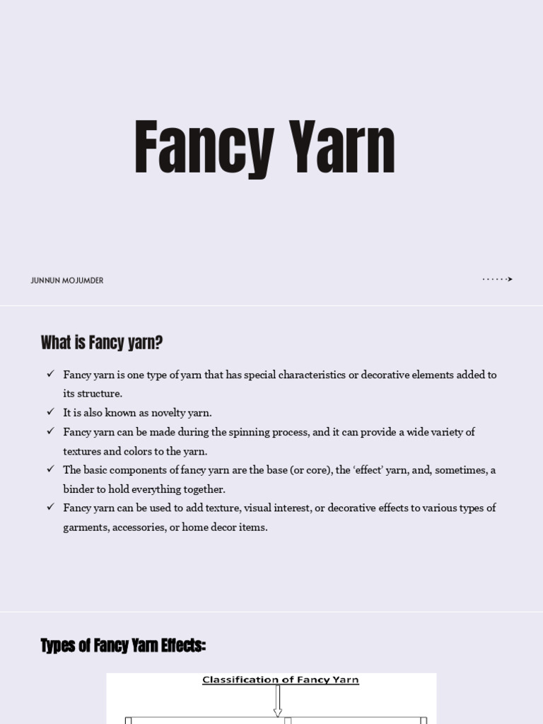 Designed Yarn | PDF | Yarn | Textiles