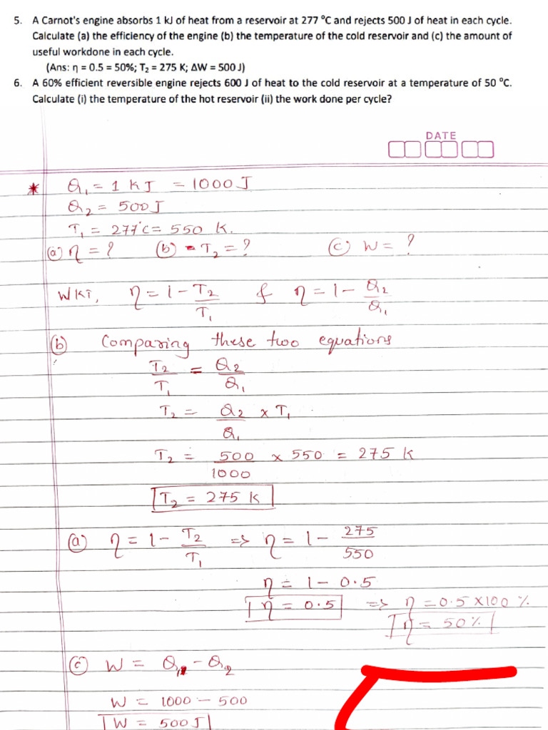 Thermodynamics Problem Solving | PDF
