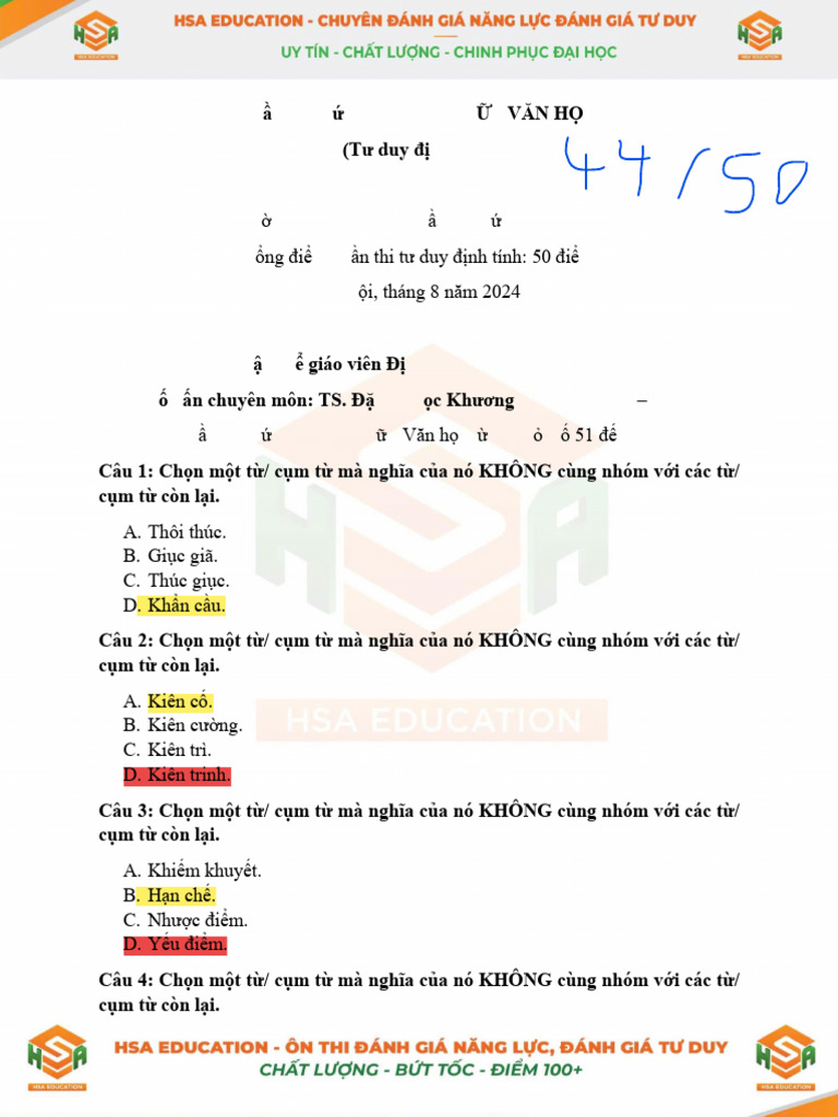 Đề 6 - PT02 | PDF