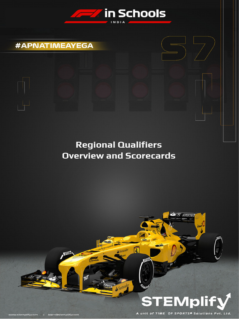 F1 in Schools India 2024-25 Qualifiers Guide | PDF | Project Management