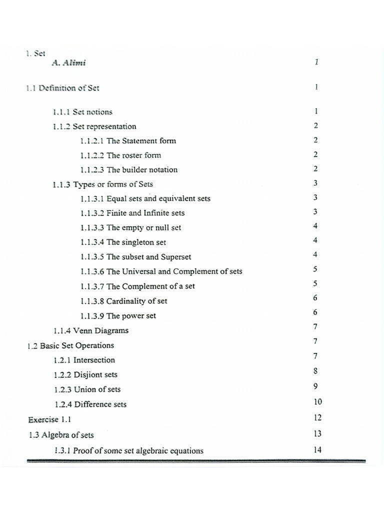MATH 110 (Algebra & Trigonometry) Scheme of Work | PDF