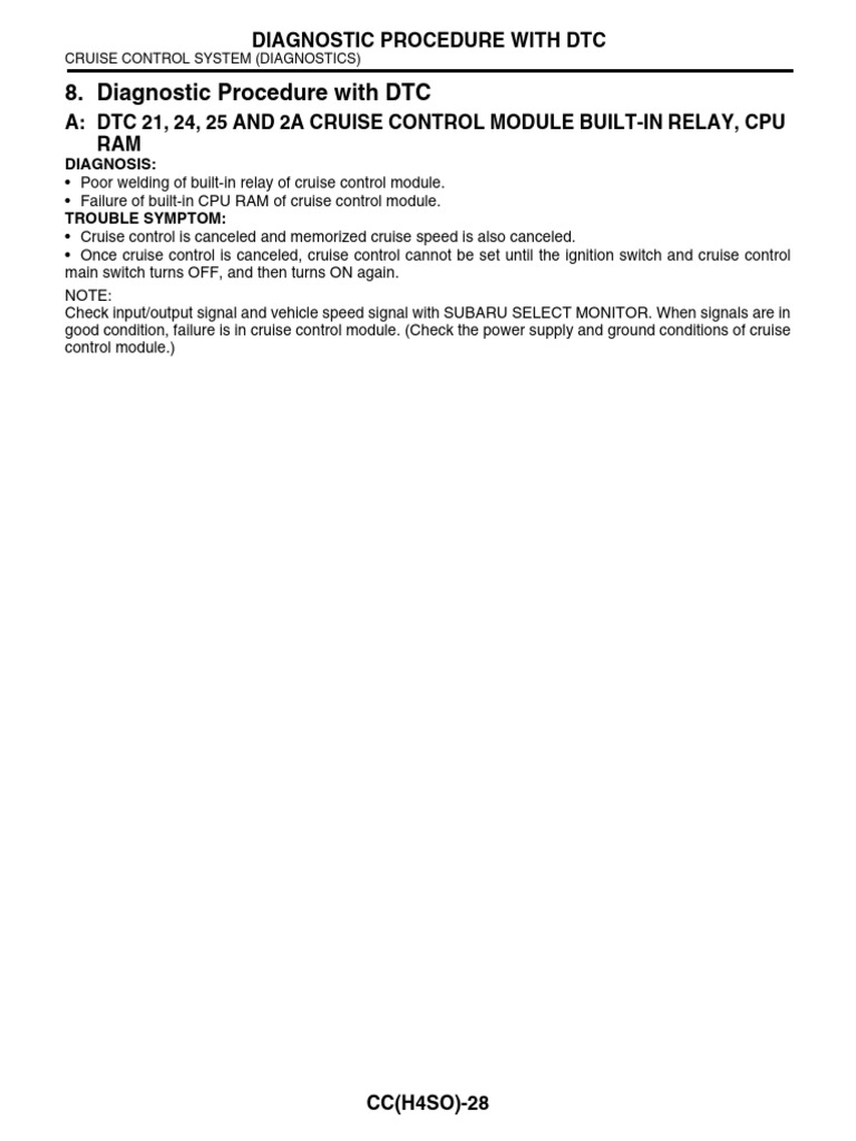 Diagnostic Procedure With DTC | PDF | Electrical Connector | Switch