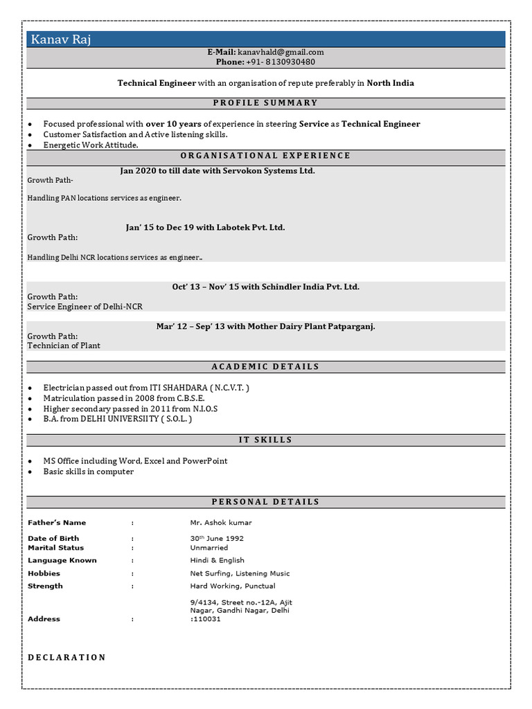 Resume Kanav Raj (3)-2 | PDF