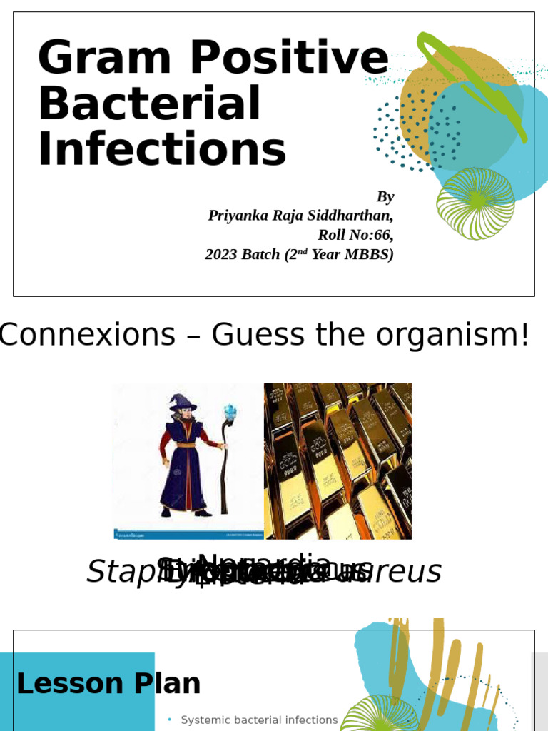 Gram Positive Bacterial Infections | PDF | Streptococcus | Staphylococcus