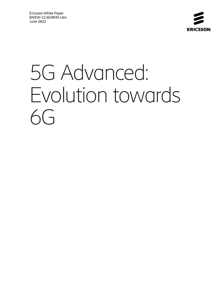 5g Advanced Evolution Towards 6g | PDF | Augmented Reality | Artificial Intelligence