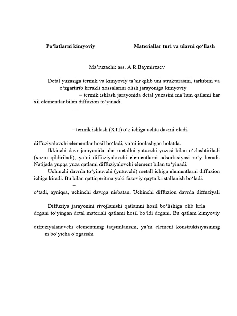 Material Science - Lecture 4 | PDF
