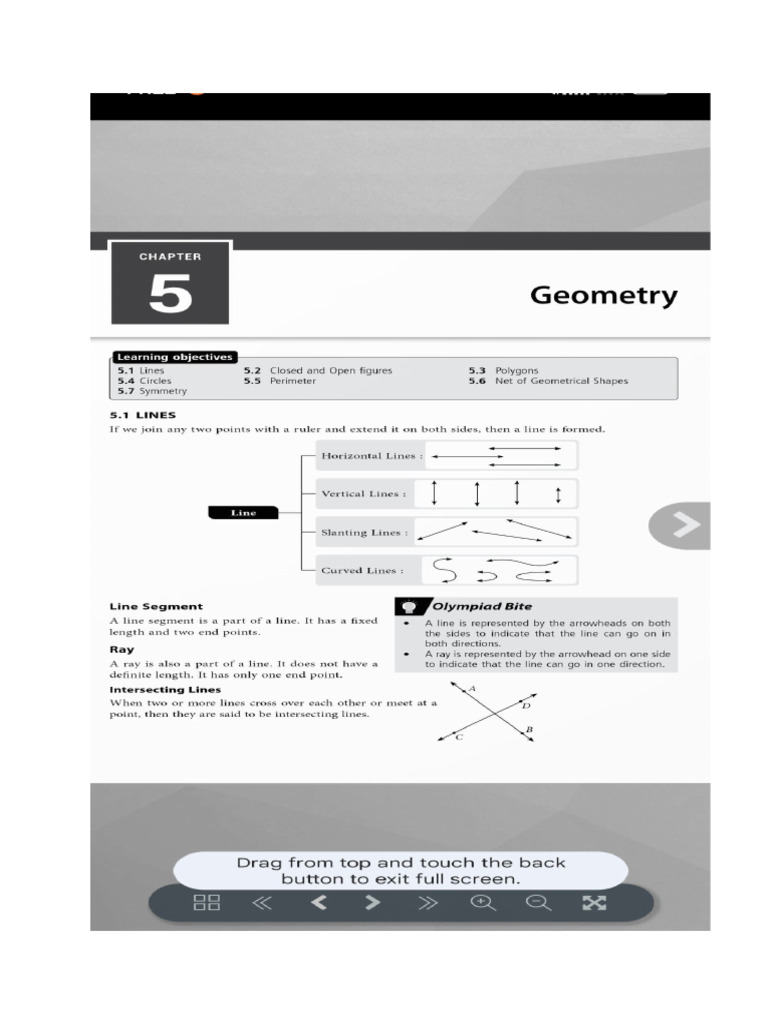 Imo Class 4 Geometry | PDF