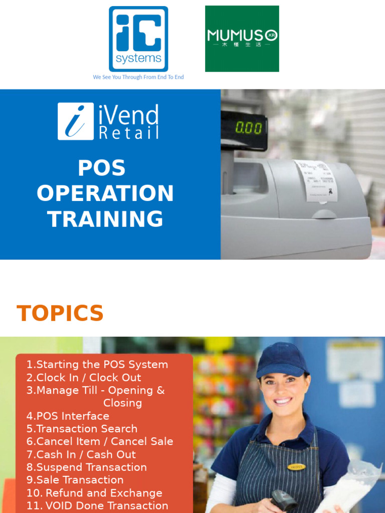 Cashier Operation Manual | PDF | Point Of Sale | Cash