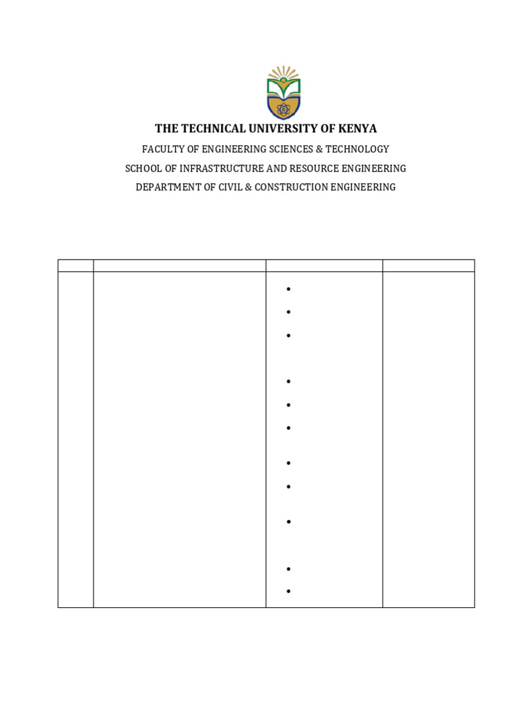 EECQ 1122 Engineering Graphics A Course Outline 2021 (Revised) | PDF | Technical Drawing | Geometry
