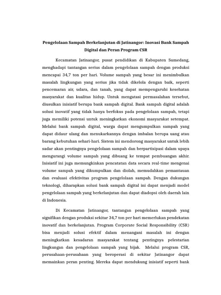 Isu SDGs tentang Lingkungan | PDF