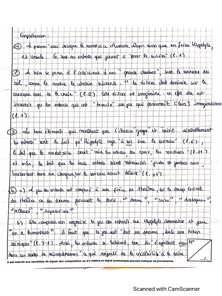 Correction DNB Partie 1 | PDF