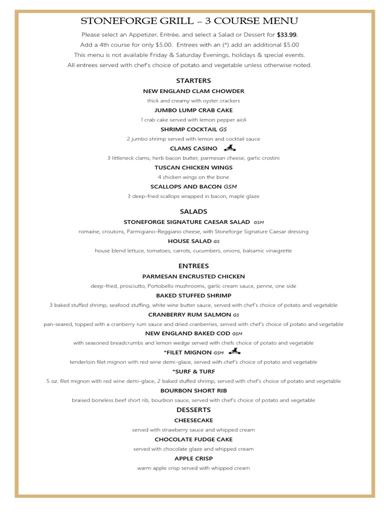 Grill Dinner Menu Fall Winter 2023 2024 PDF | PDF | Salad | Pizza