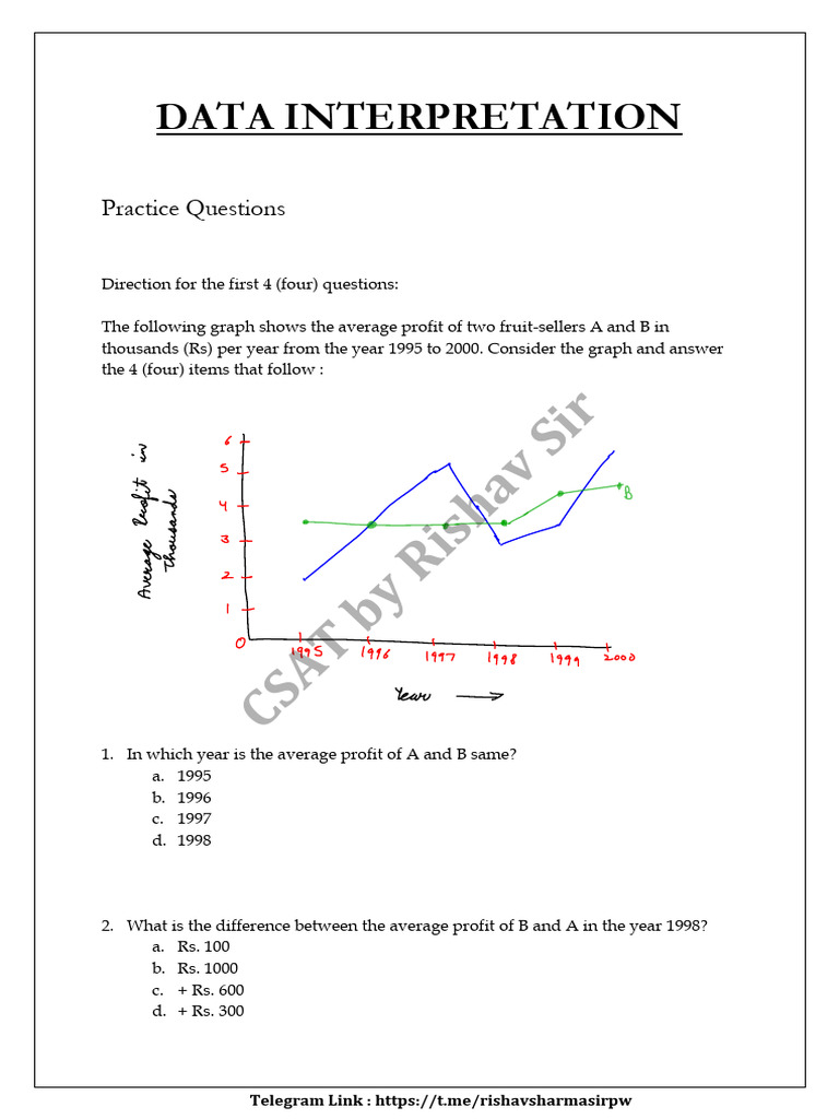 1 Data Interpretation Handout | PDF | Mechanics | Physics