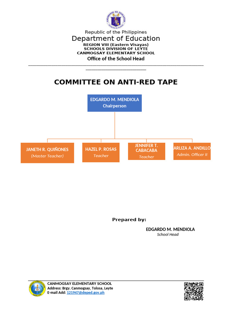 Anti-Red Tape Committee | PDF