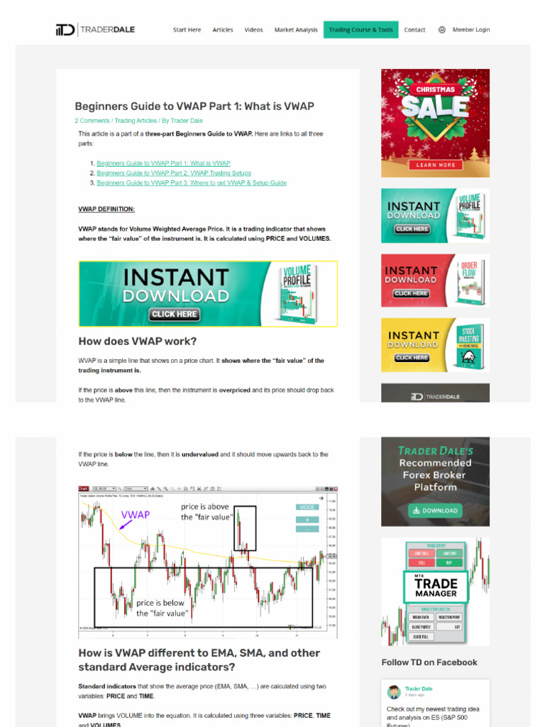 Beginners Guide To VWAP - Part 1 | PDF