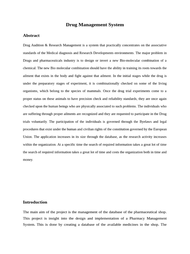 Pharmacy Management System Guide | PDF | C Sharp (Programming Language ...