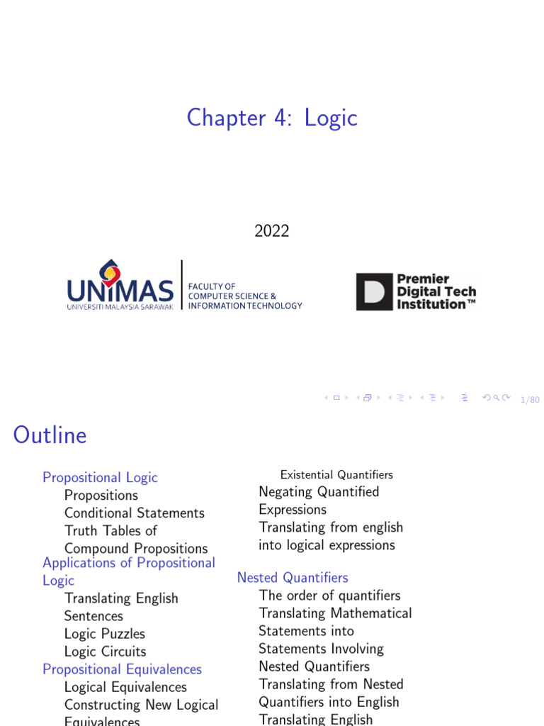 Chap4 Complete | PDF | Proposition | If And Only If