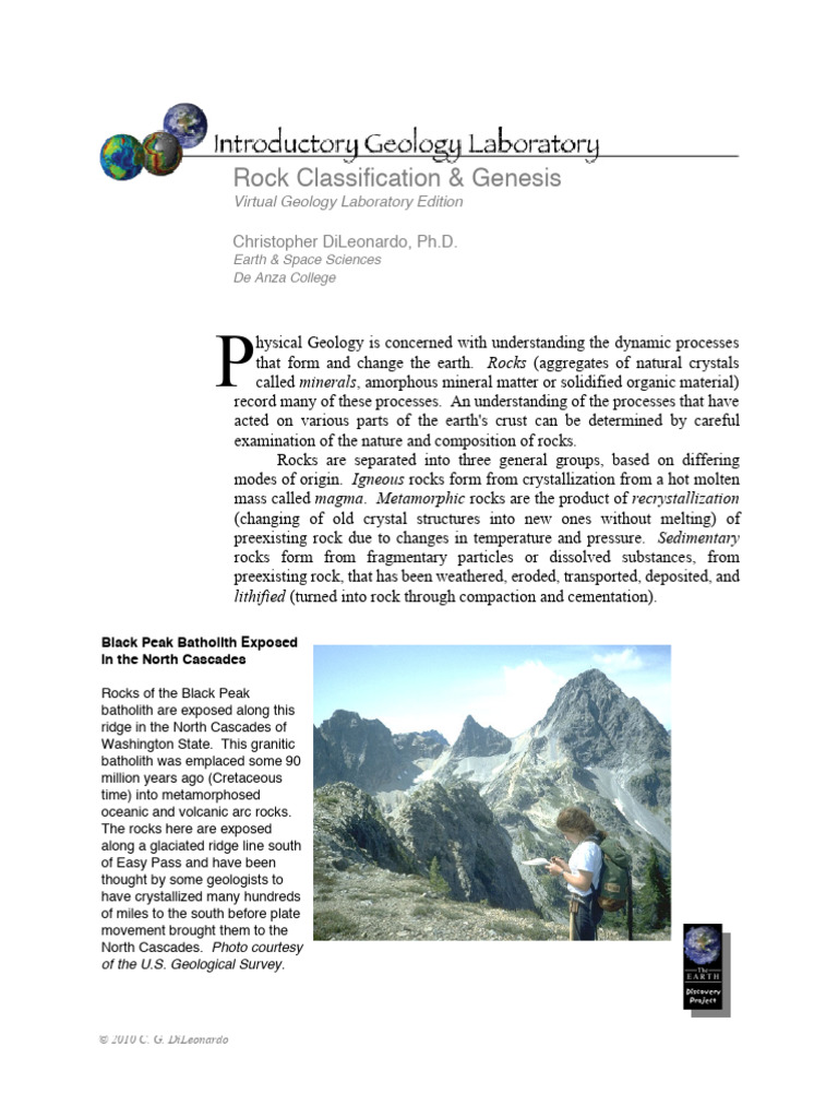 Rock Classification 01 VL-1 | PDF | Rock (Geology) | Clastic Rock