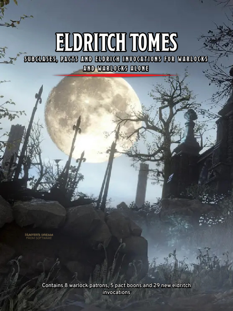 Warlock Subclasses and Eldritch Invocations | PDF