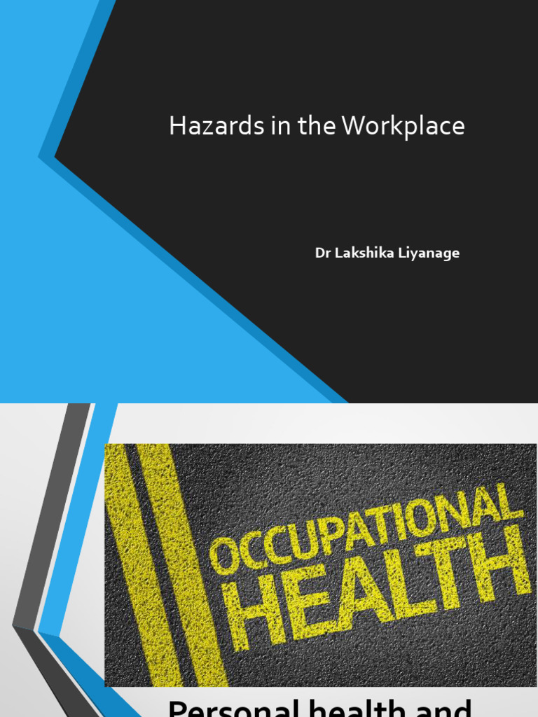 Occupational Health | PDF | Hazards | Occupational Safety And Health