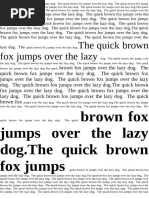 The Quick Brown Fox Jumps Over The Lazy Dog | PDF