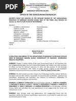 BIS-BPS Annex A DCF No. 1 (Revised 2024) - Barangay Profile | PDF