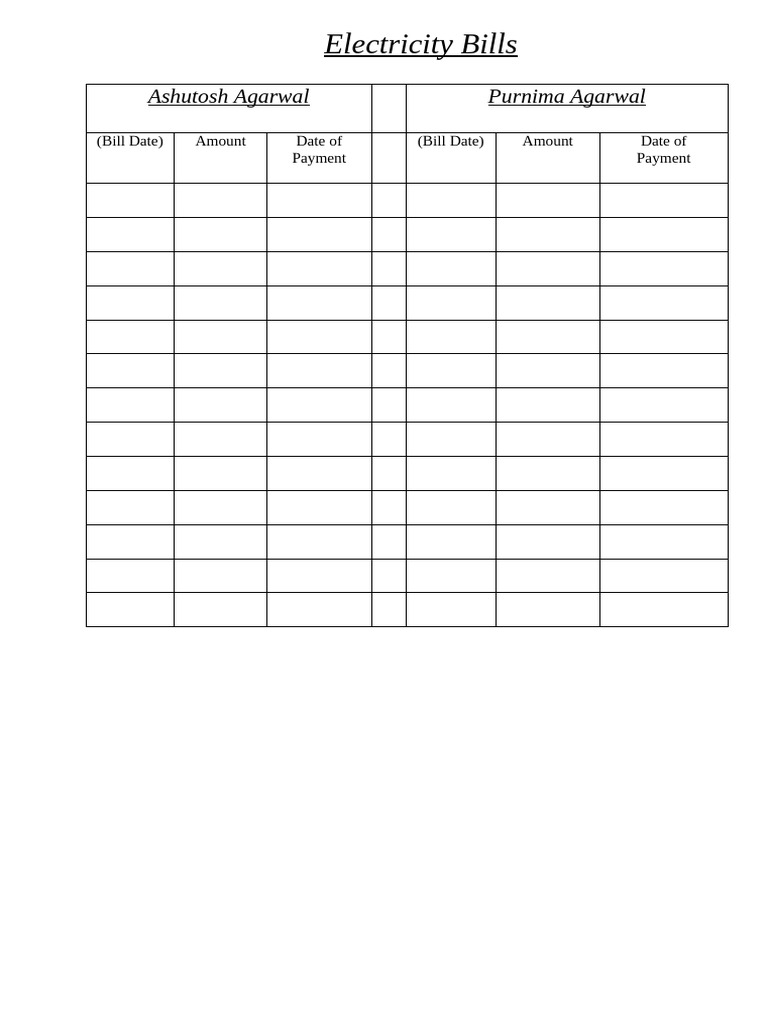 Record For Income Tax - Electricity and Torrent Gas Bills | PDF