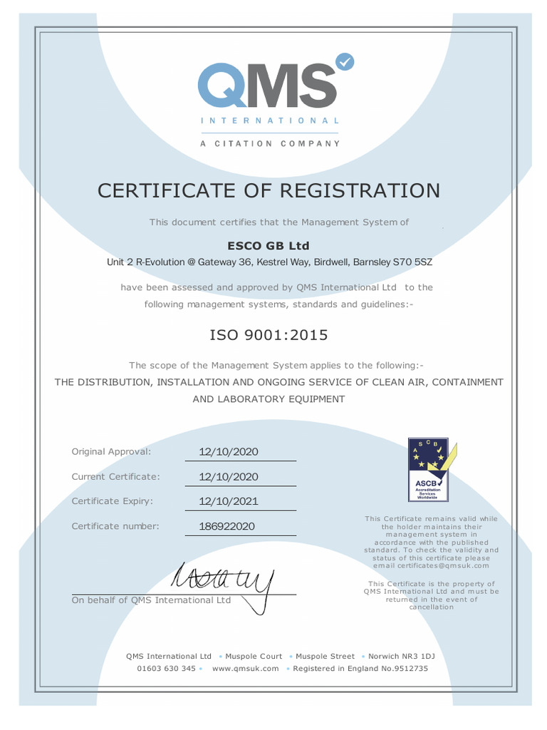 Certificate of Management | PDF