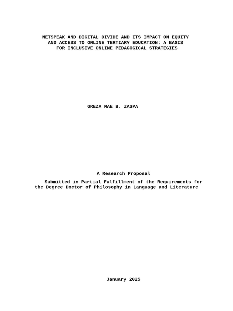 Netspeak's Role in Online Education Equity | PDF | Educational ...
