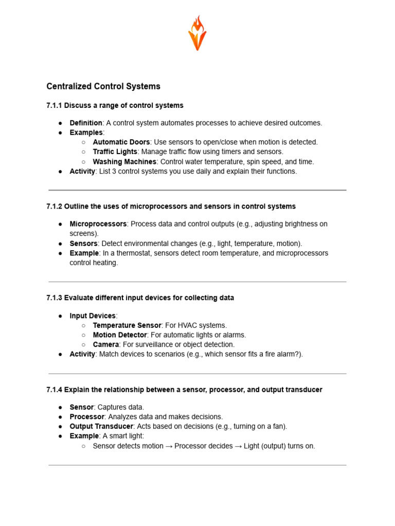 Control Systems | PDF | Sensor | Computer Engineering