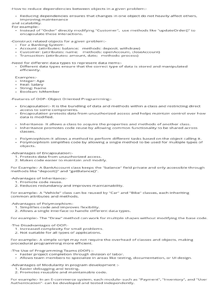 Oop Concepts-ib Cs (2) | PDF
