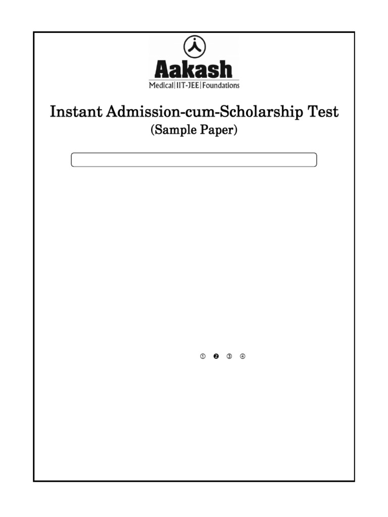 IACST Sample Paper for JEE 2025-2027 | PDF | Physical Phenomena ...