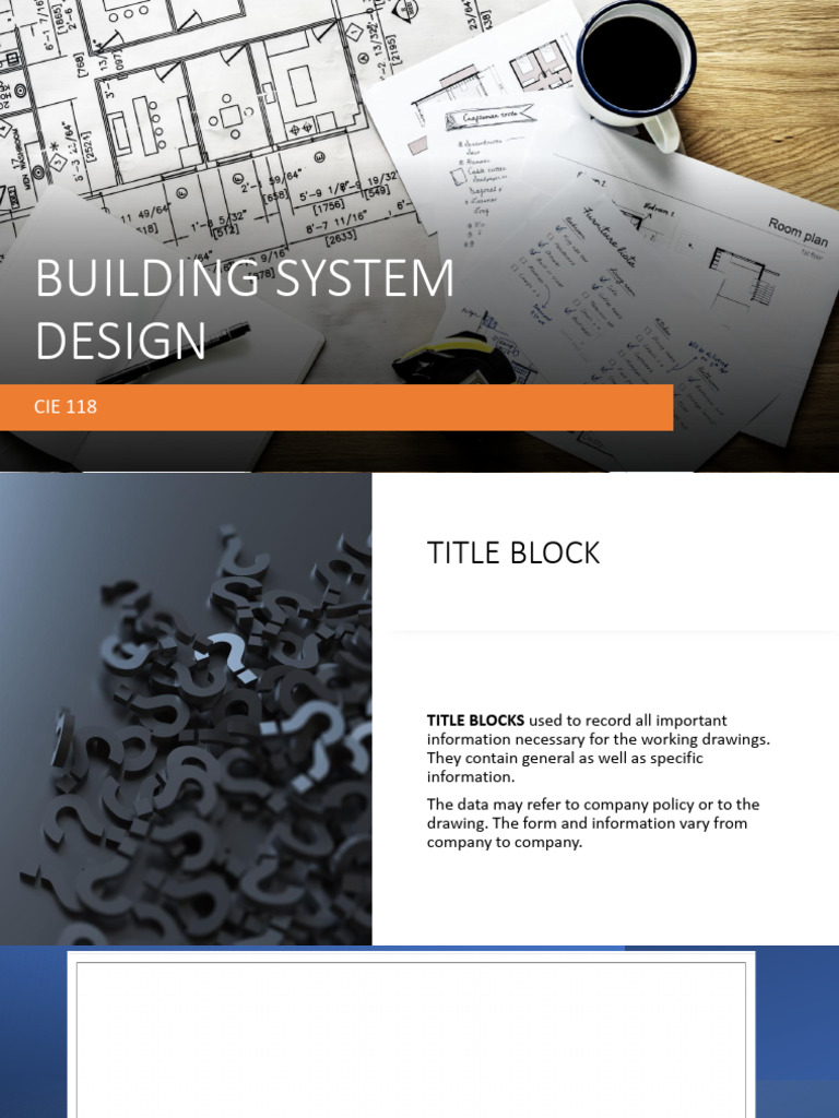 3.0 Building System Design - Title Block | PDF