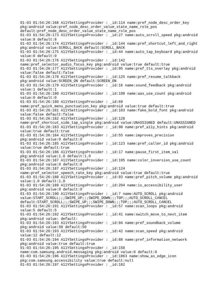 A11yprovider Log | PDF | Information Appliances | Software