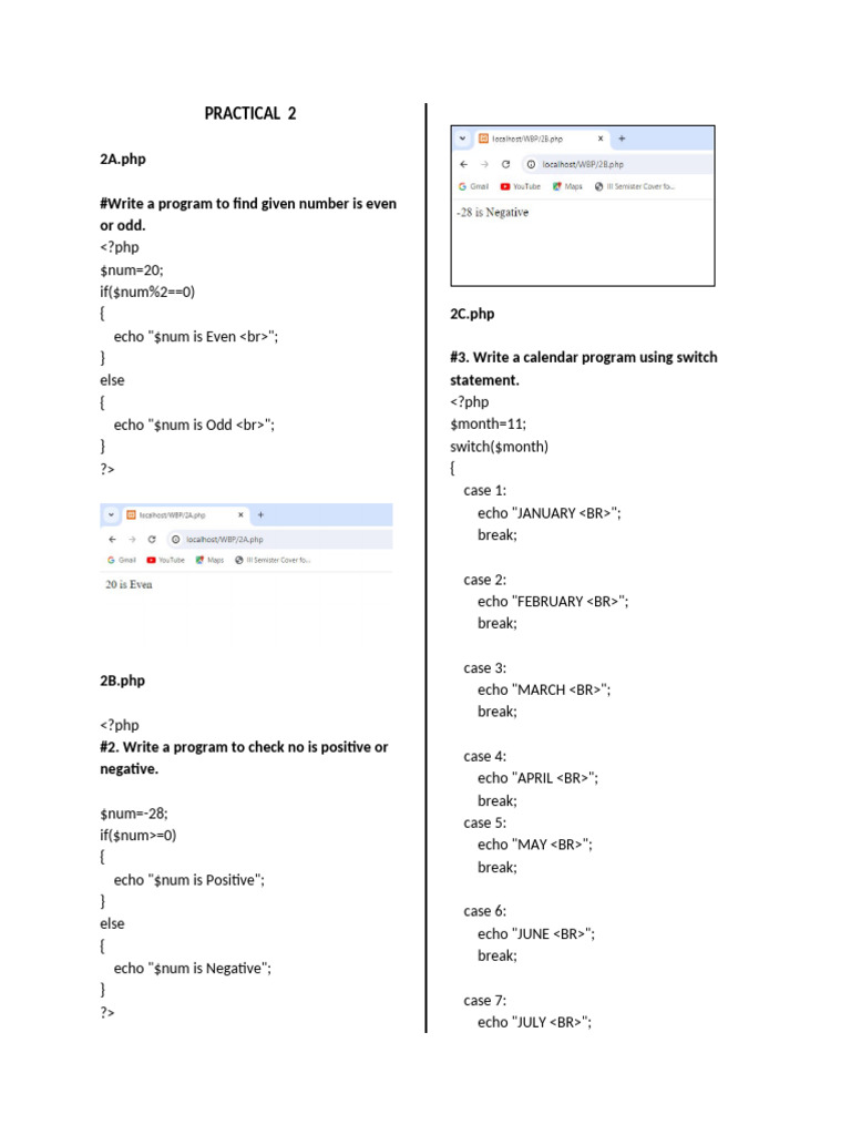 Wbp Practical 2 | PDF