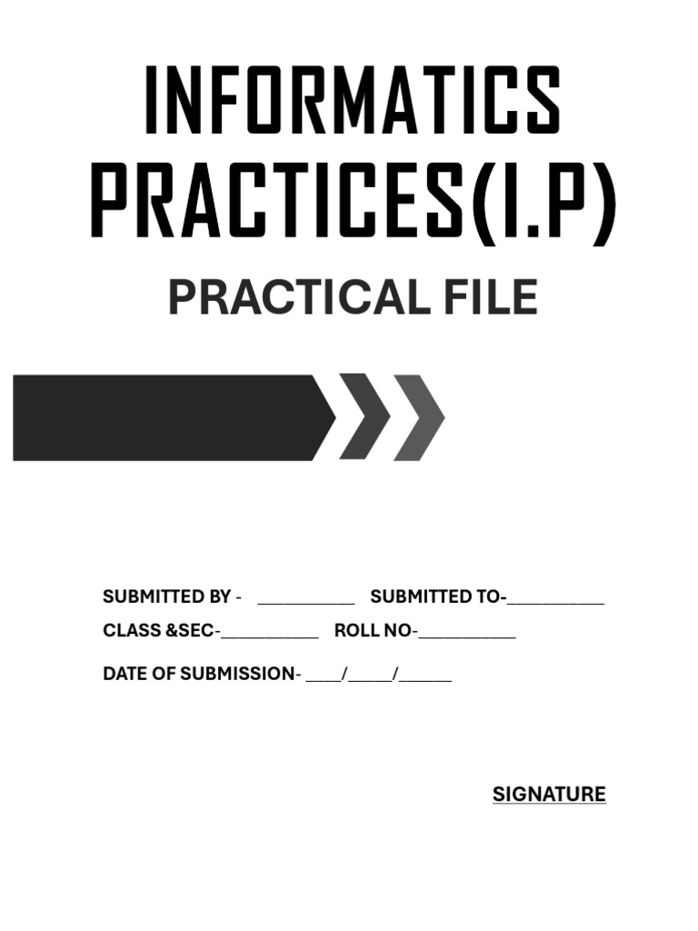 (I.P) Information Practices Project File For CLASS 11th DAV SCHOOL | PDF | Area | Computer Data