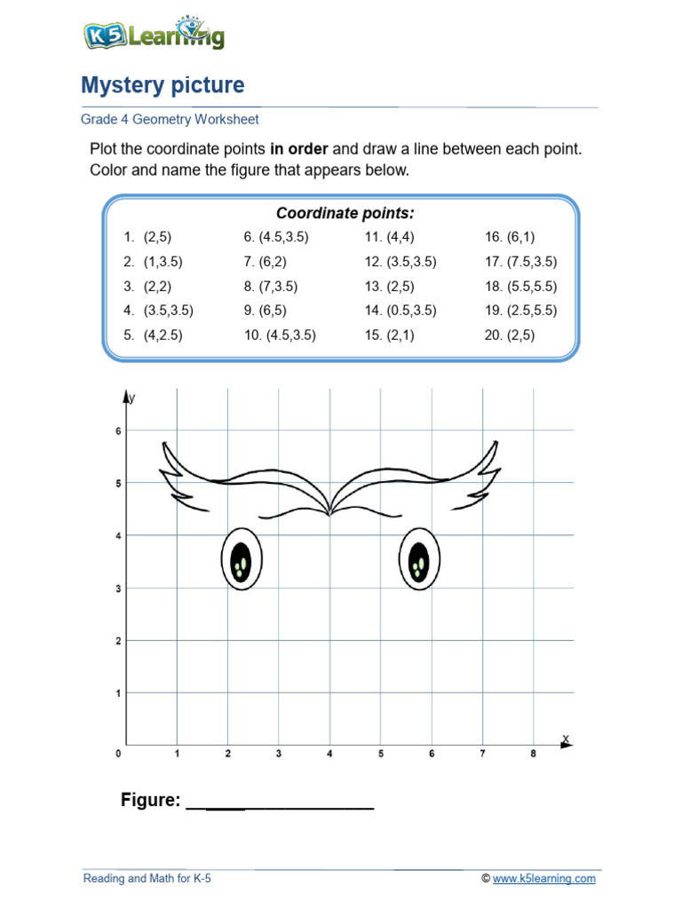 Grade 4 Coordinate Grid Picture e | PDF
