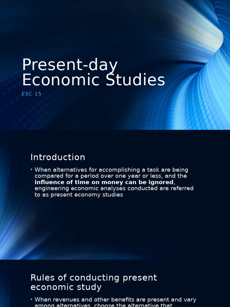 Present Economic Studies in Engineering | PDF | Life Cycle Assessment ...