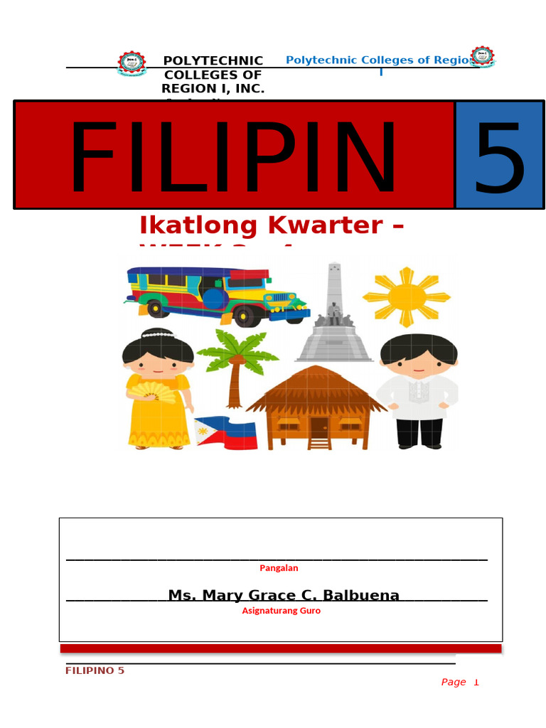 G5 Fil WK 3 4 | PDF