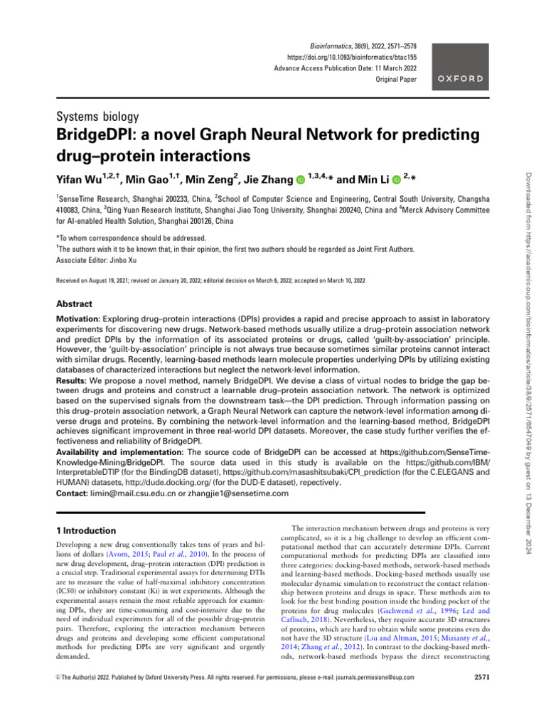 Bioinformatics-2022-MinLi-0-BridgeDPI A Novel Graph Neural Network For ...