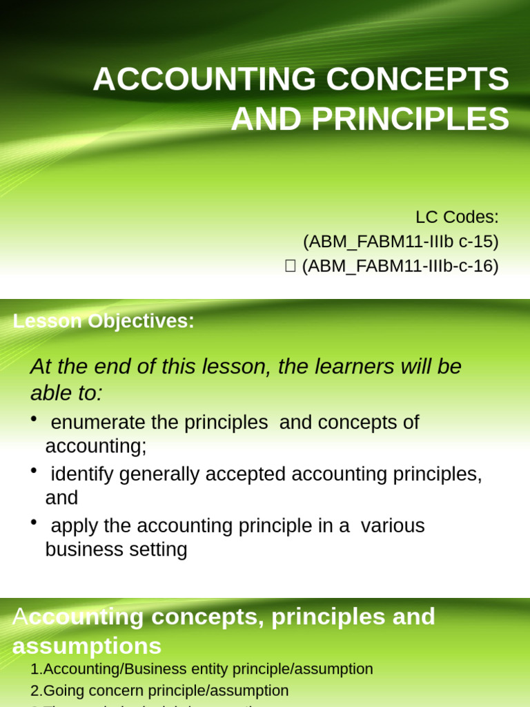 Acctg Prin Concepts | PDF | International Financial Reporting Standards | Expense