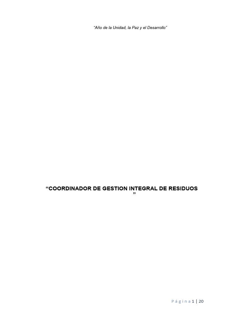 Bases Proceso Cas #010-2023 - Mdce PDF | PDF | Residuos | Diploma